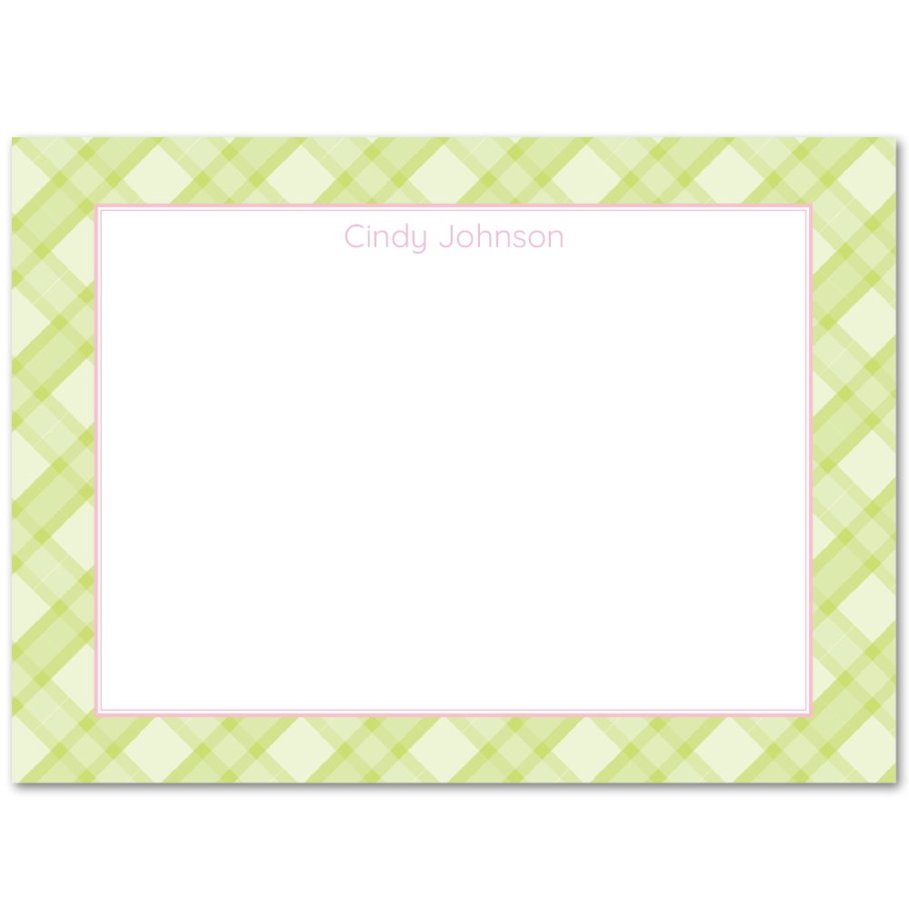 Green Checkered Border
