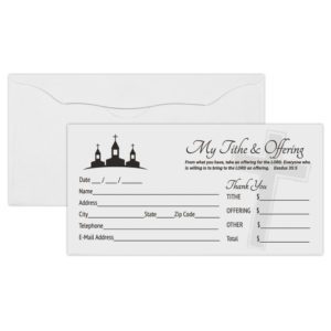 Donation Tithing Envelopes | MoreWithPrint